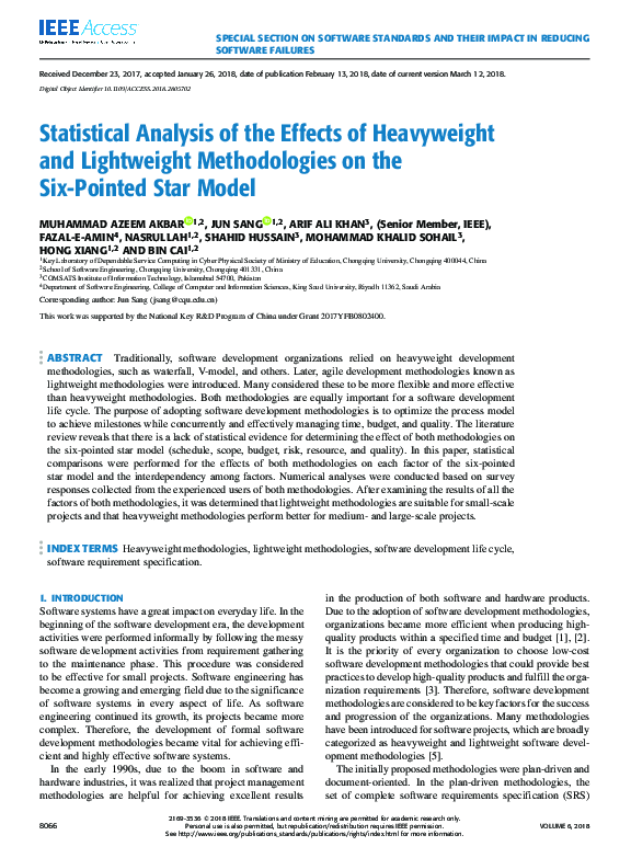 (PDF) Statistical Analysis of the Effects of Heavyweight and ...