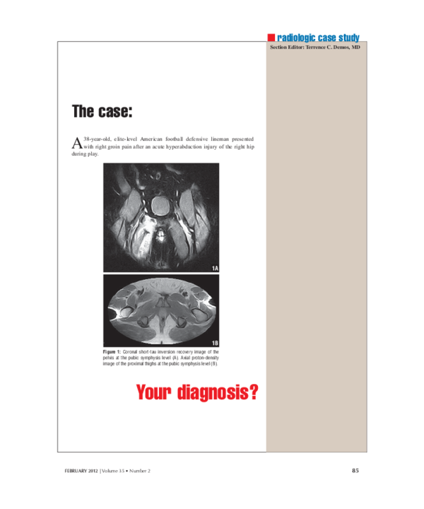(PDF) Radiologic Case Study