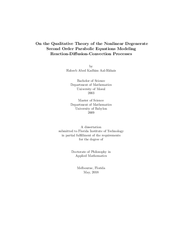 On The Qualitative Theory Of The Nonlinear Degenerate Second Order