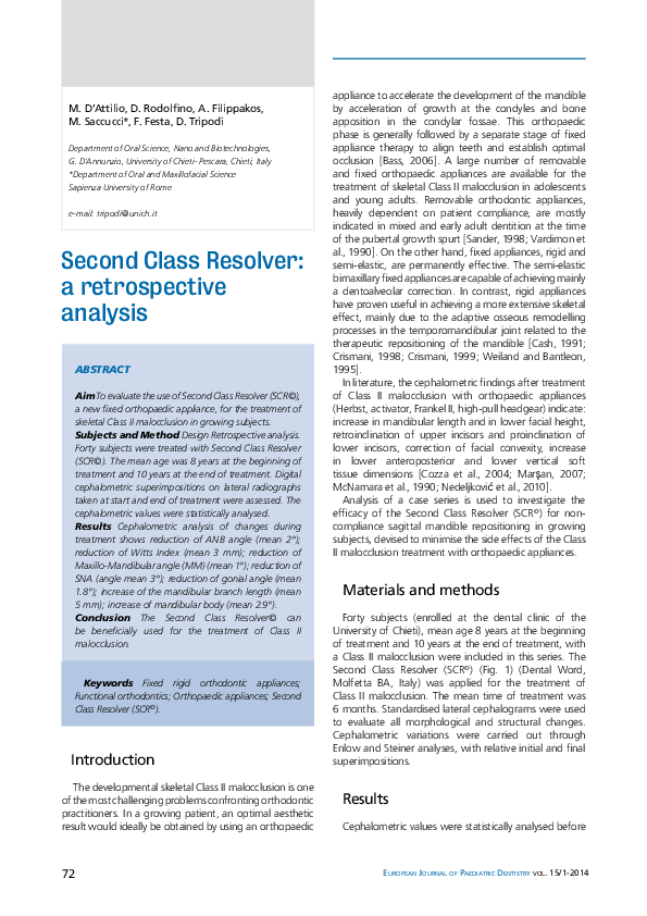 (PDF) Second Class Resolver: a retrospective analysis