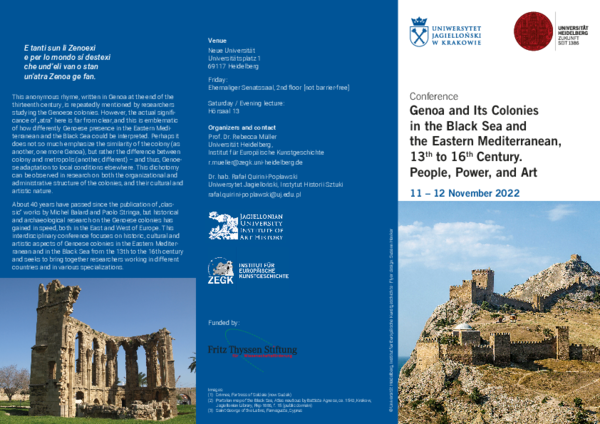 (PDF) Genoa and Its Colonies in the Black Sea and the Eastern ...