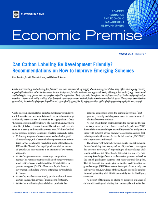 (PDF) Economic Premise POVERTY REDUCTION AND ECONOMIC MANAGEMENT ...