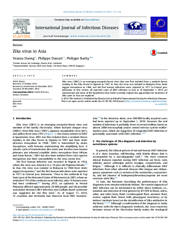 (PDF) Zika virus in Asia