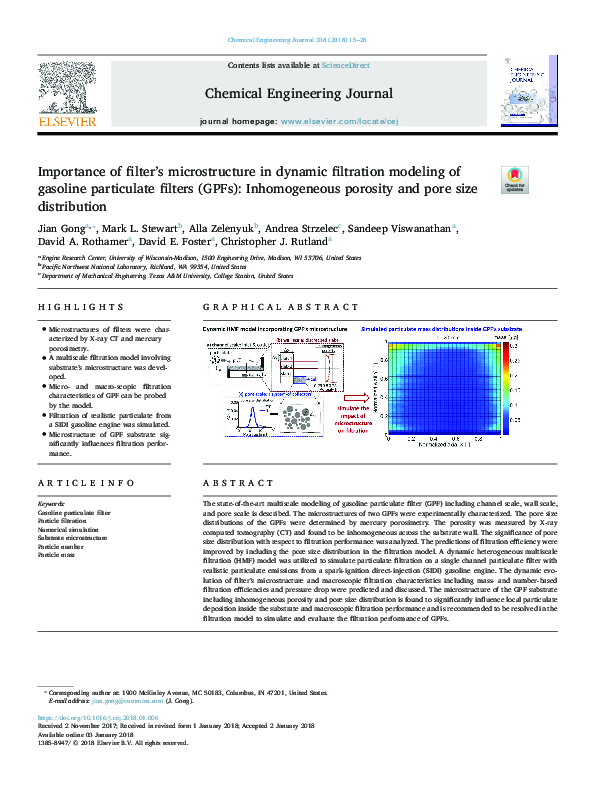Pdf Importance Of Filters Microstructure In Dynamic Filtration
