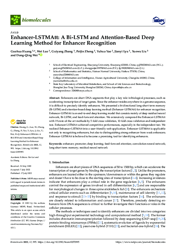 Pdf Enhancer Lstmatt A Bi Lstm And Attention Based Deep Learning