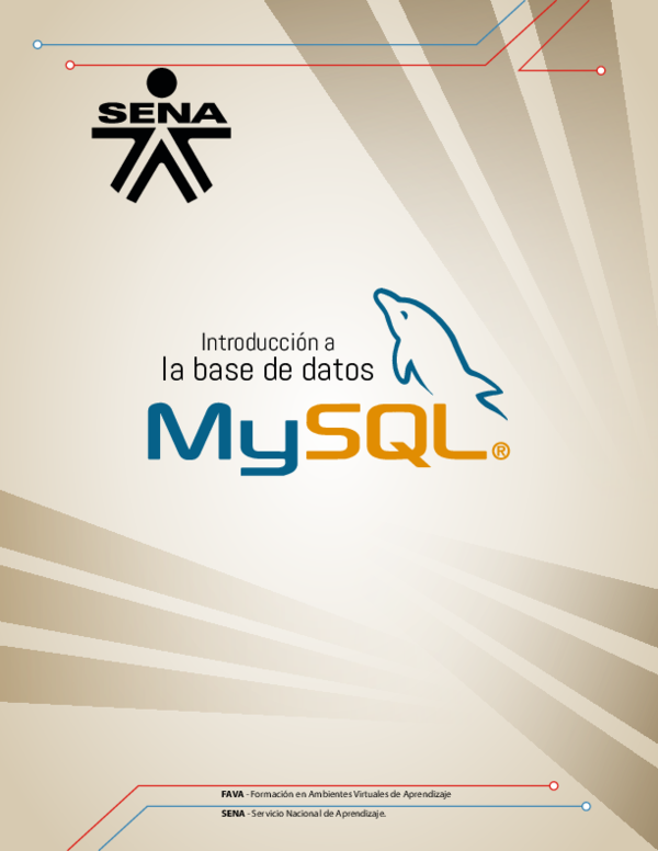 (PDF) Introducción a la base de datos MySQL