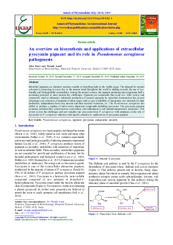 (PDF) An overview on biosynthesis and applications of extracellular ...
