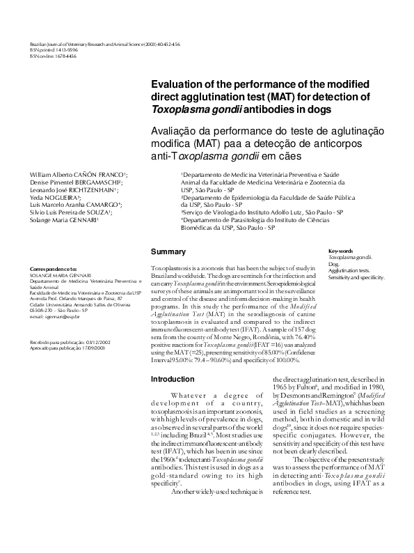 (PDF) Evaluation of the performance of the modified direct ...