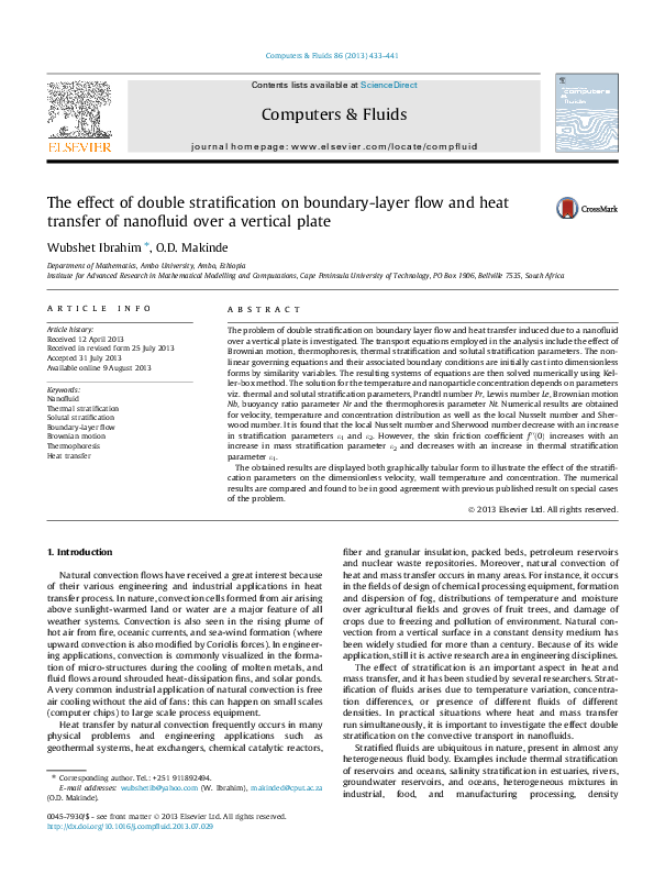 (PDF) The effect of double stratification on boundary-layer flow and heat transfer of nanofluid ...