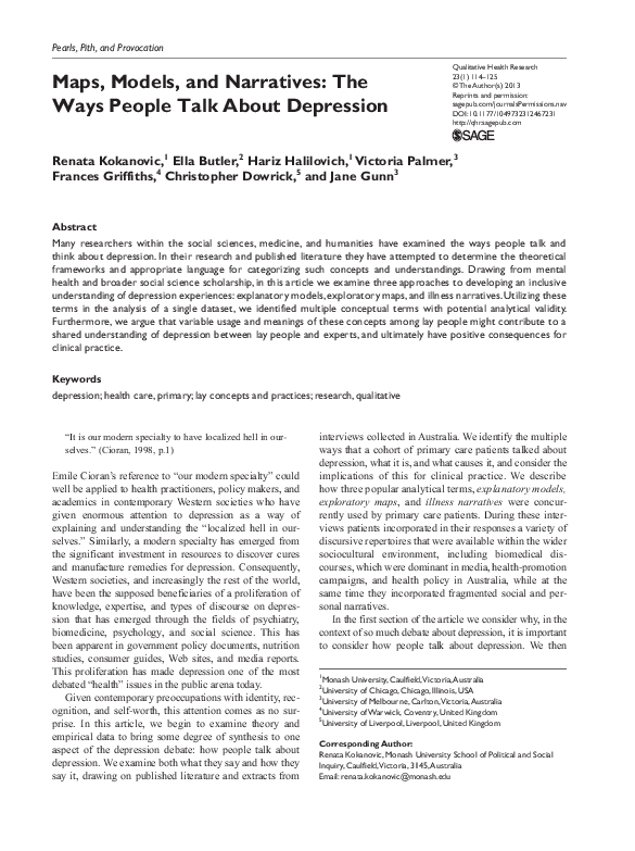 (PDF) Maps, Models, and Narratives