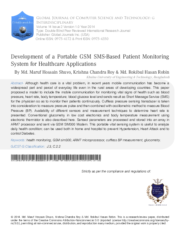 (PDF) Development of a Portable GSM SMS-Based Patient Monitoring System ...