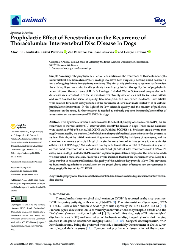 (PDF) Prophylactic Effect of Fenestration on the Recurrence of ...