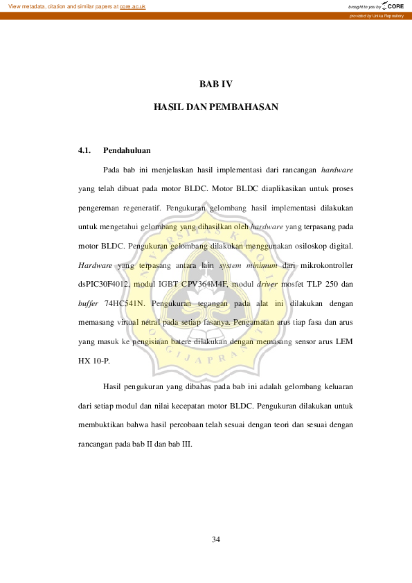 (PDF) Perancangan Hardware Kendali Motor BLDC Untuk Pengereman Regeneratif