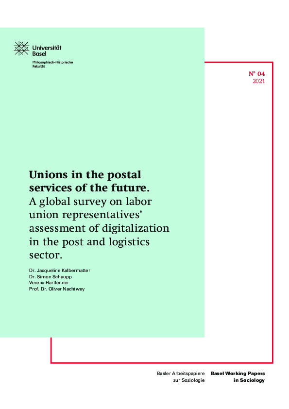 (PDF) Unions in the postal services of the future