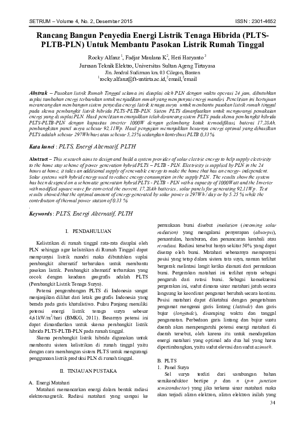 (PDF) Rancang Bangun Penyedia Energi Listrik Tenaga Hibrida (PLTS-PLTB ...