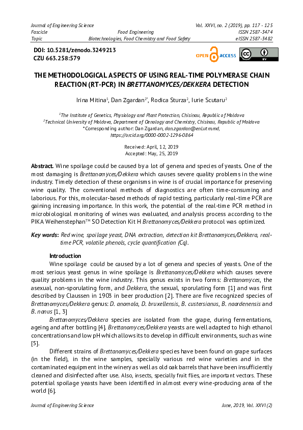 (PDF) The Methodological Aspects of Using Real-Time Polymerase Chain ...