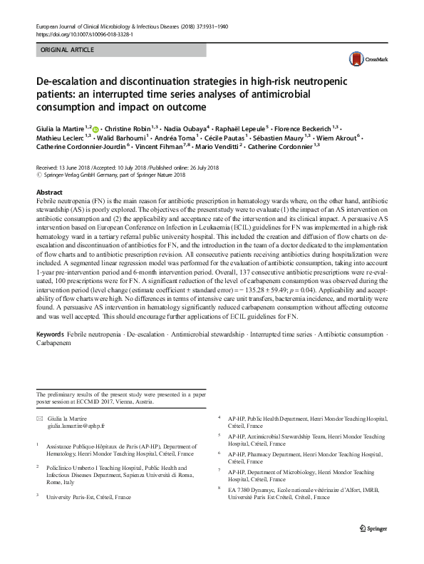 (PDF) De-escalation and discontinuation strategies in high-risk ...