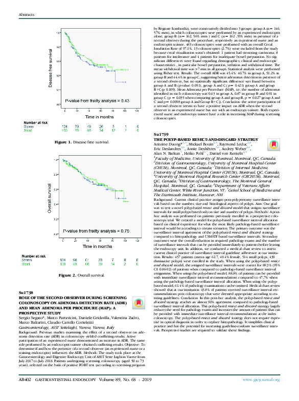 (PDF) Su1738 ROLE OF THE SECOND OBSERVER DURING SCREENING COLONOSCOPY ...