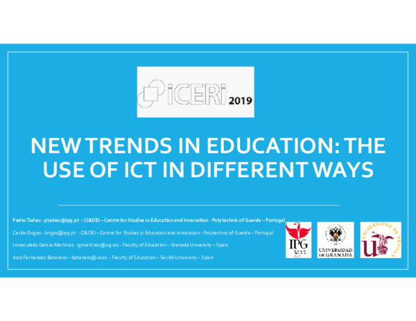(PDF) New Trends in Education: The Use of Ict in Different Ways