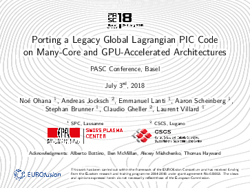 (PDF) Porting a Legacy Global Lagrangian PIC Code on Many-Core and GPU-Accelerated Architectures