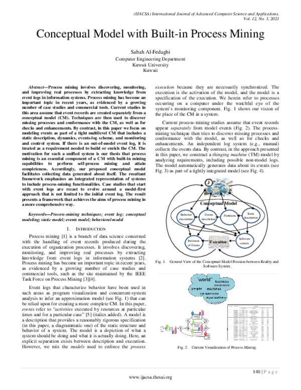 (PDF) Conceptual Model with Built-in Process Mining