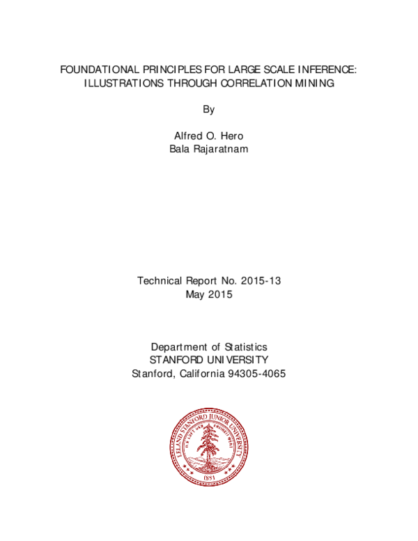 Pdf Foundational Principles For Large Scale Inference Illustrations