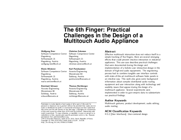(PDF) The 6th Finger