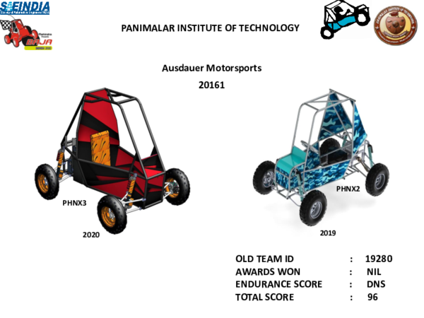 (PDF) SAE BAJA PHASE 1 PRESENTATION 2020