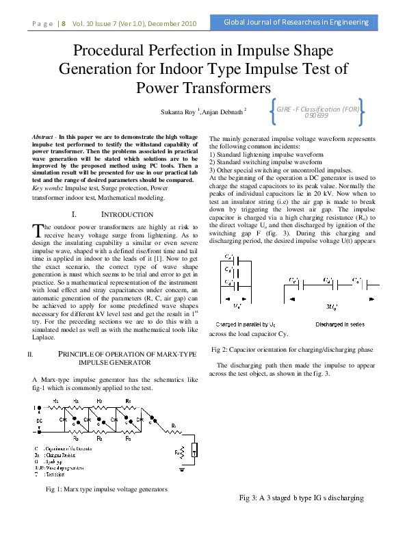 (PDF) Procedural Perfection in Impulse Shape Generation for Indoor Type ...