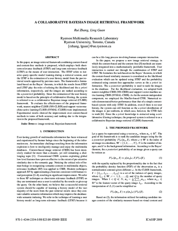 Pdf A Collaborative Bayesian Image Retrieval Framework Ling Guan
