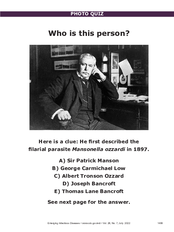 (PDF) Sir Patrick Manson