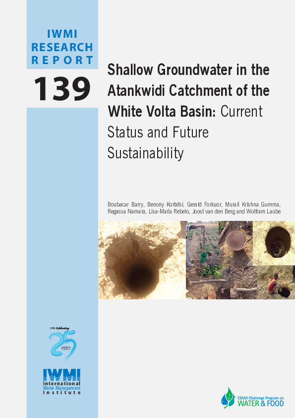 (PDF) Shallow groundwater in the Atankwidi Catchment of the White Volta ...