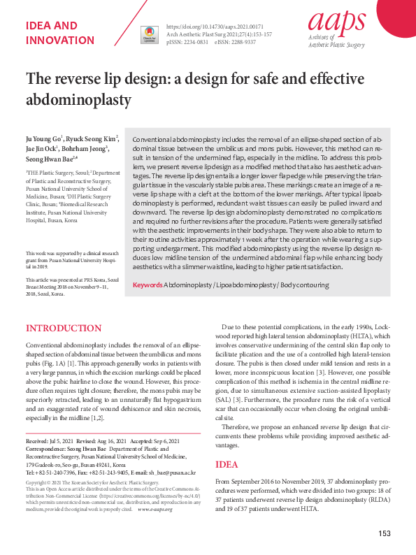 (PDF) The reverse lip design: a design for safe and effective ...