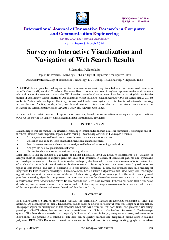 (PDF) Web Search Results Visualization