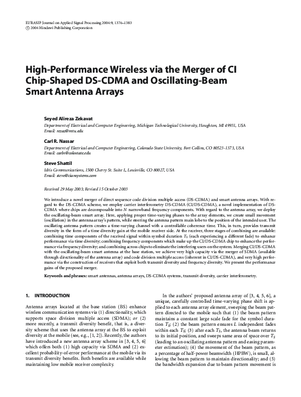 (PDF) High-Performance Wireless via the Merger of CI Chip-Shaped DS ...