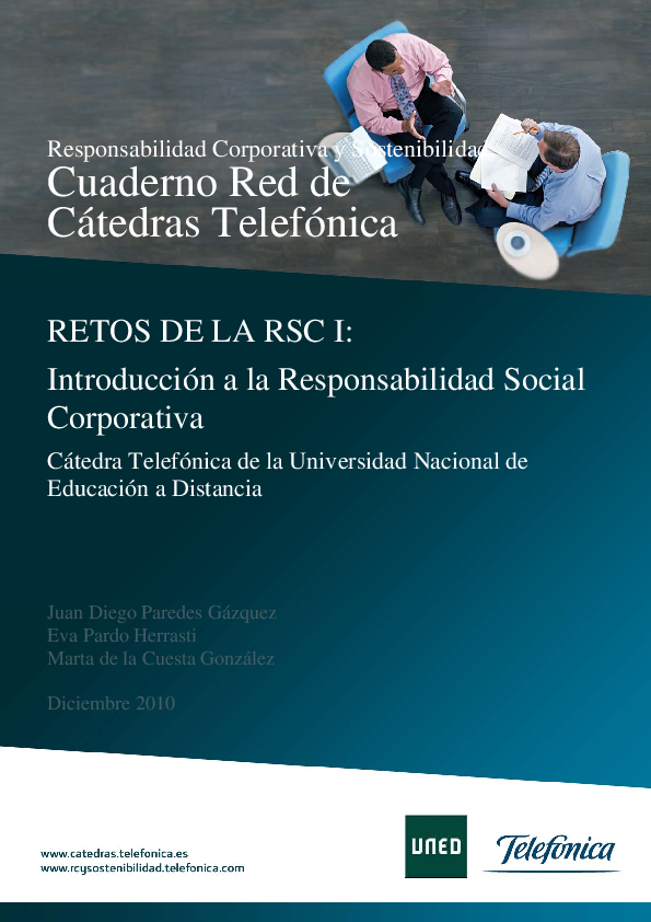 (PDF) Retos de la RSC I : introducción a la Responsabilidad Social Corporativa