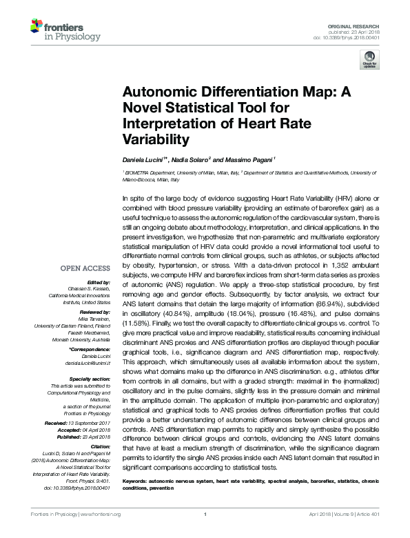 (PDF) Autonomic Differentiation Map: A Novel Statistical Tool for ...