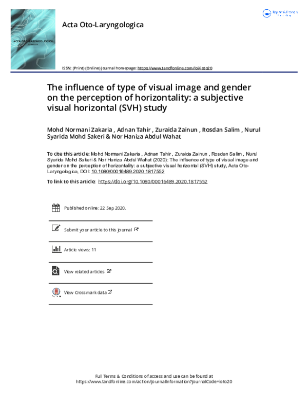(PDF) The influence of type of visual image and gender on the ...