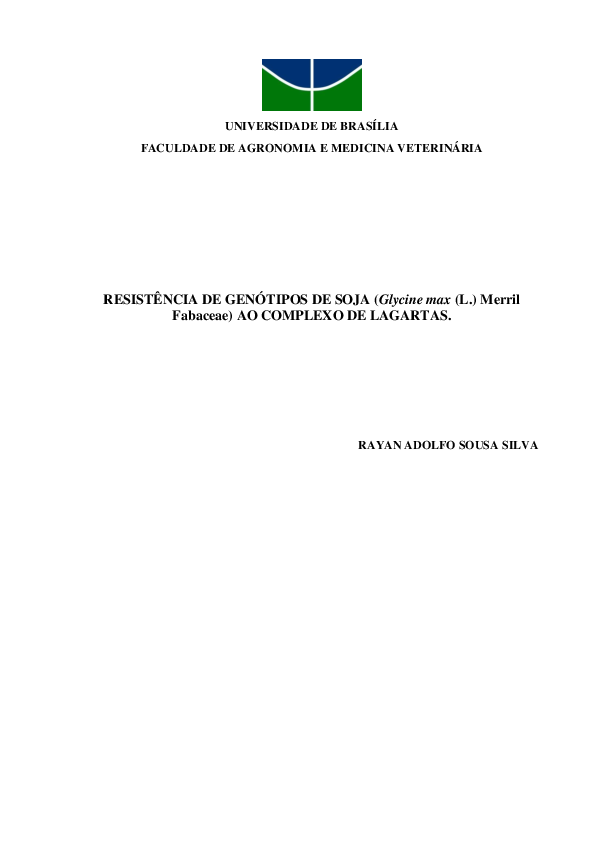 (PDF) Resistência de genótipos de soja (Glycine max (L.) Merril ...