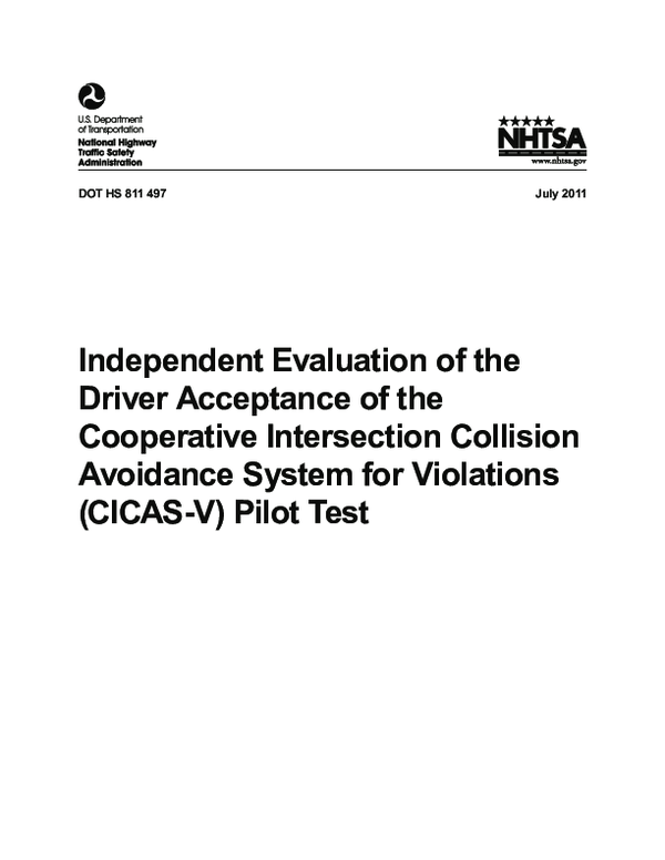 (PDF) Independent Evaluation of the Driver Acceptance of the ...