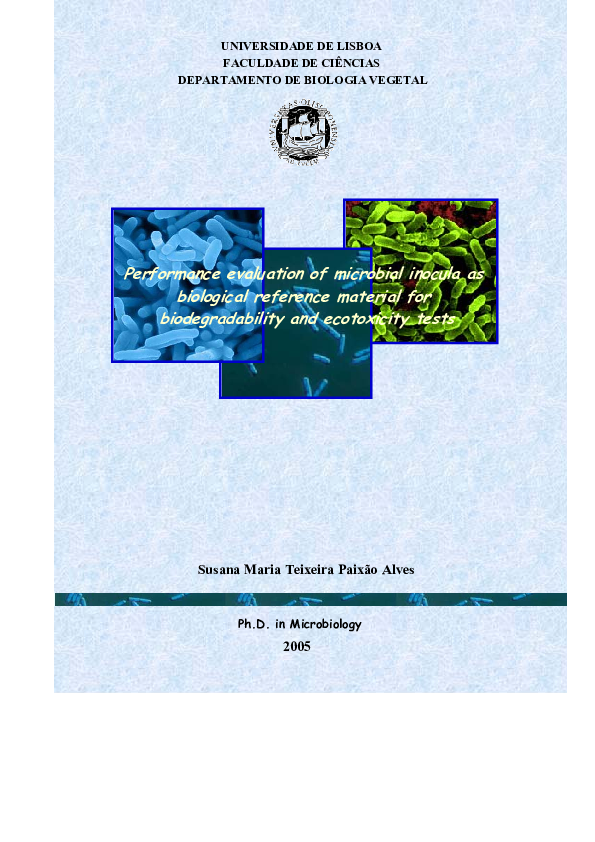 (PDF) Performance Evaluation of Microbial Inocula as Biological ...