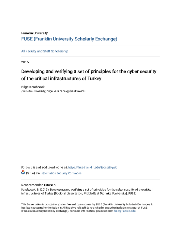 (PDF) Developing and verifying a set of principles for the cyber ...