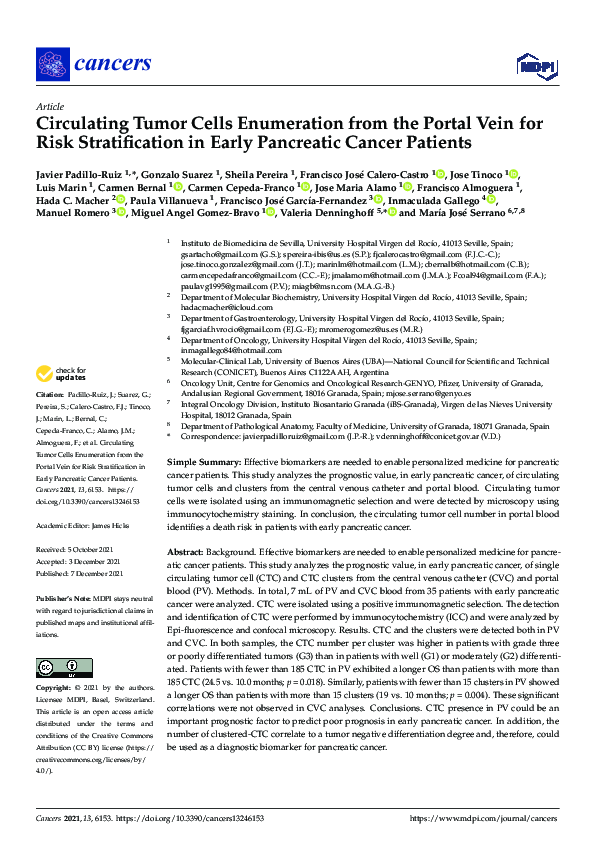 (PDF) Circulating Tumor Cells Enumeration from the Portal Vein for Risk Stratification in Early ...