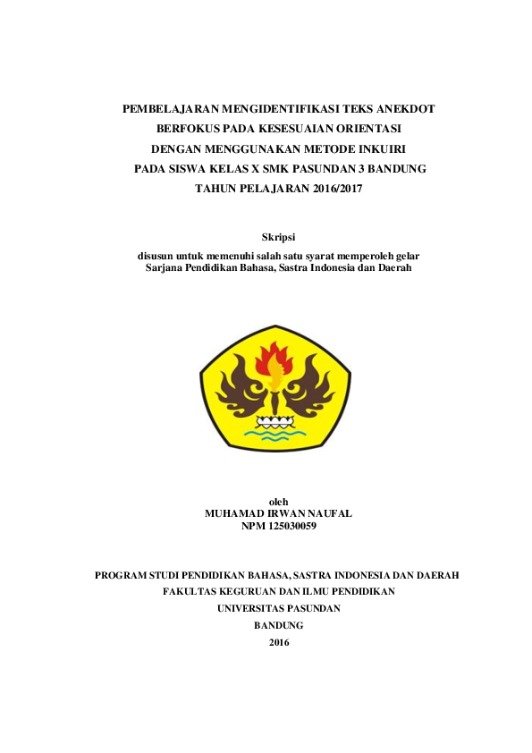 (PDF) Pembelajaran Mengidentifikasi Teks Anekdotberfokus Pada ...