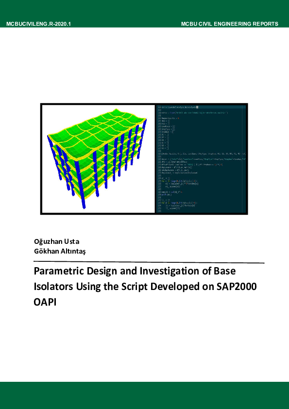 (PDF) Parametric Design and Investigation of Base Isolators Using the ...