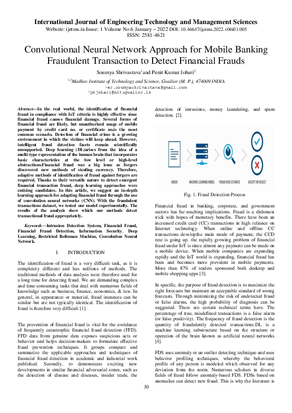 Pdf Convolutional Neural Network Approach For Mobile Banking