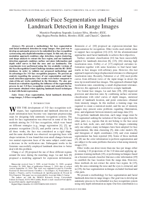 (PDF) Automatic Face Segmentation and Facial Landmark Detection in ...