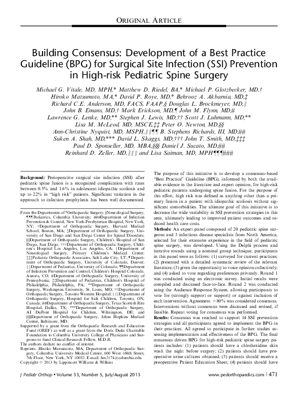 (PDF) Building Consensus