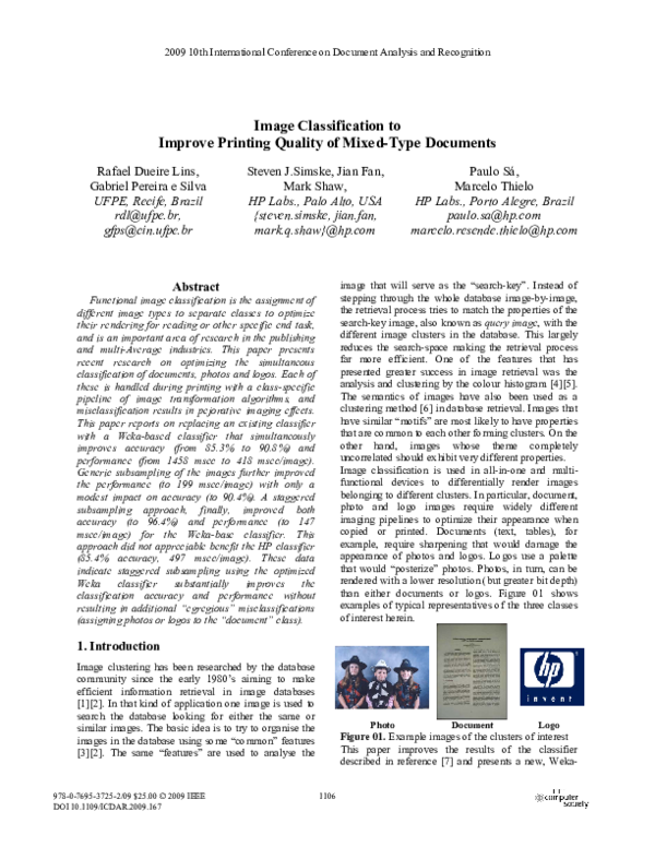(PDF) Image Classification to Improve Printing Quality of Mixed-Type ...