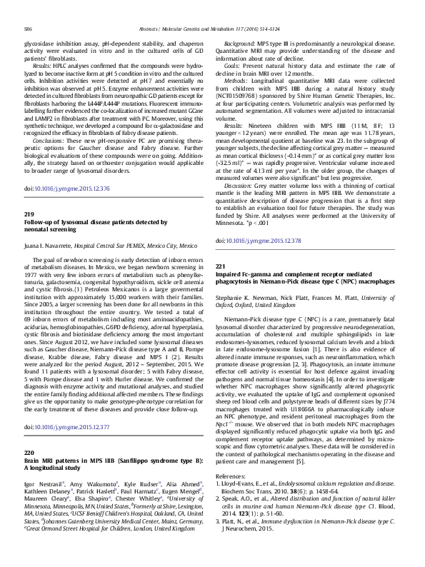 (PDF) Brain MRI patterns in MPS IIIB (Sanfilippo syndrome type B): A ...
